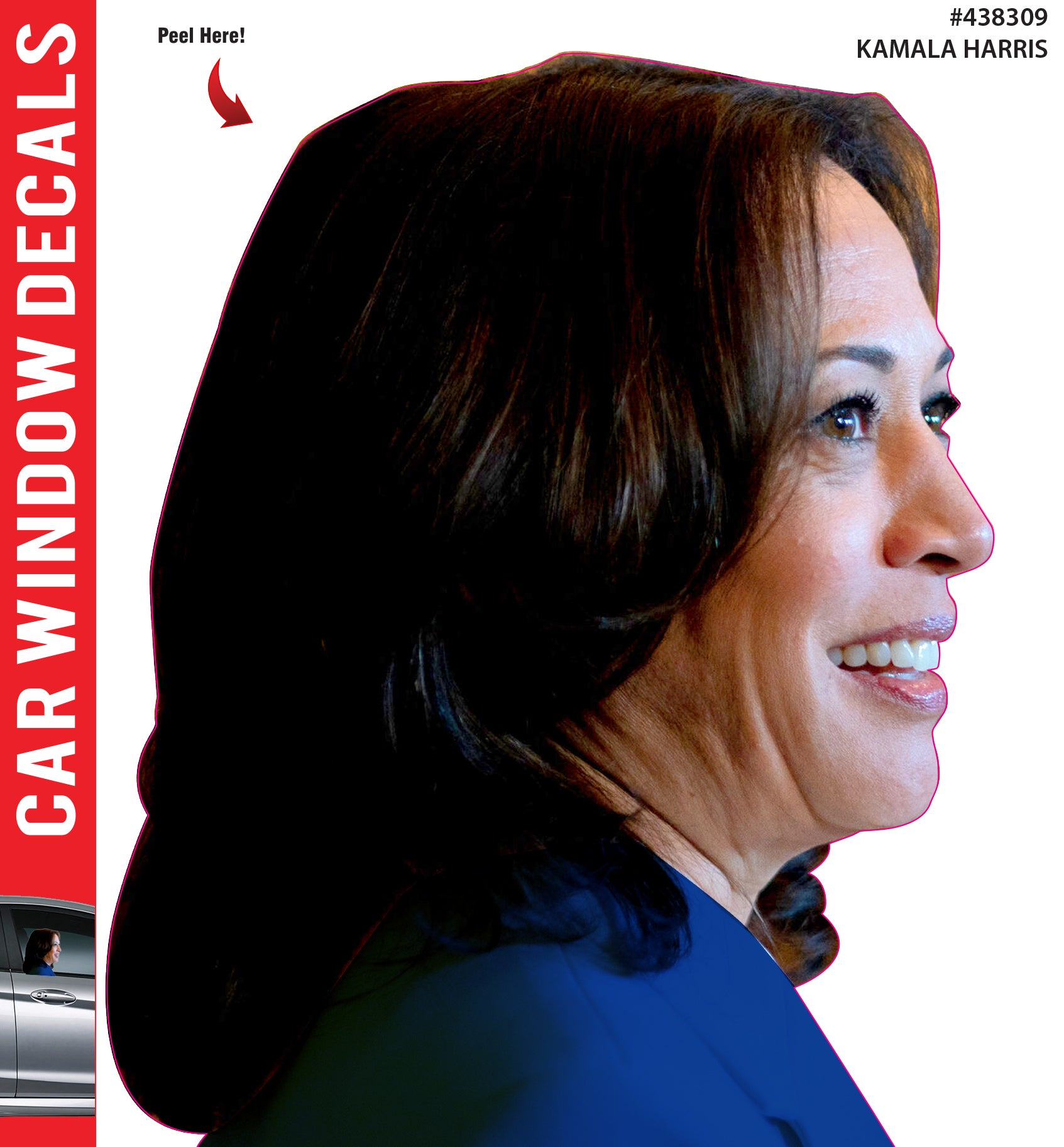 kamala harris blue suit car window mesh – Aahs Enterprises