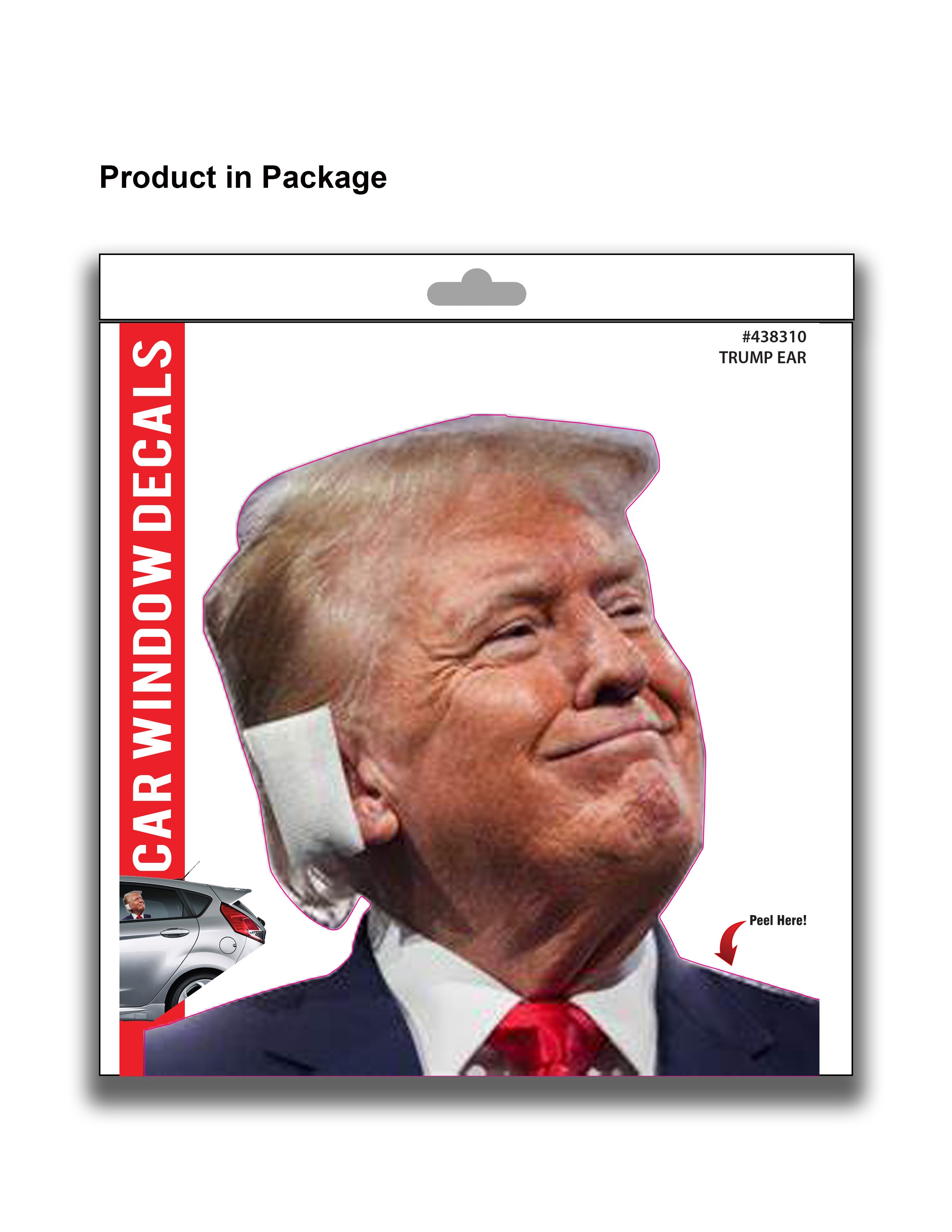trump ear patch car window mesh – Aahs Enterprises