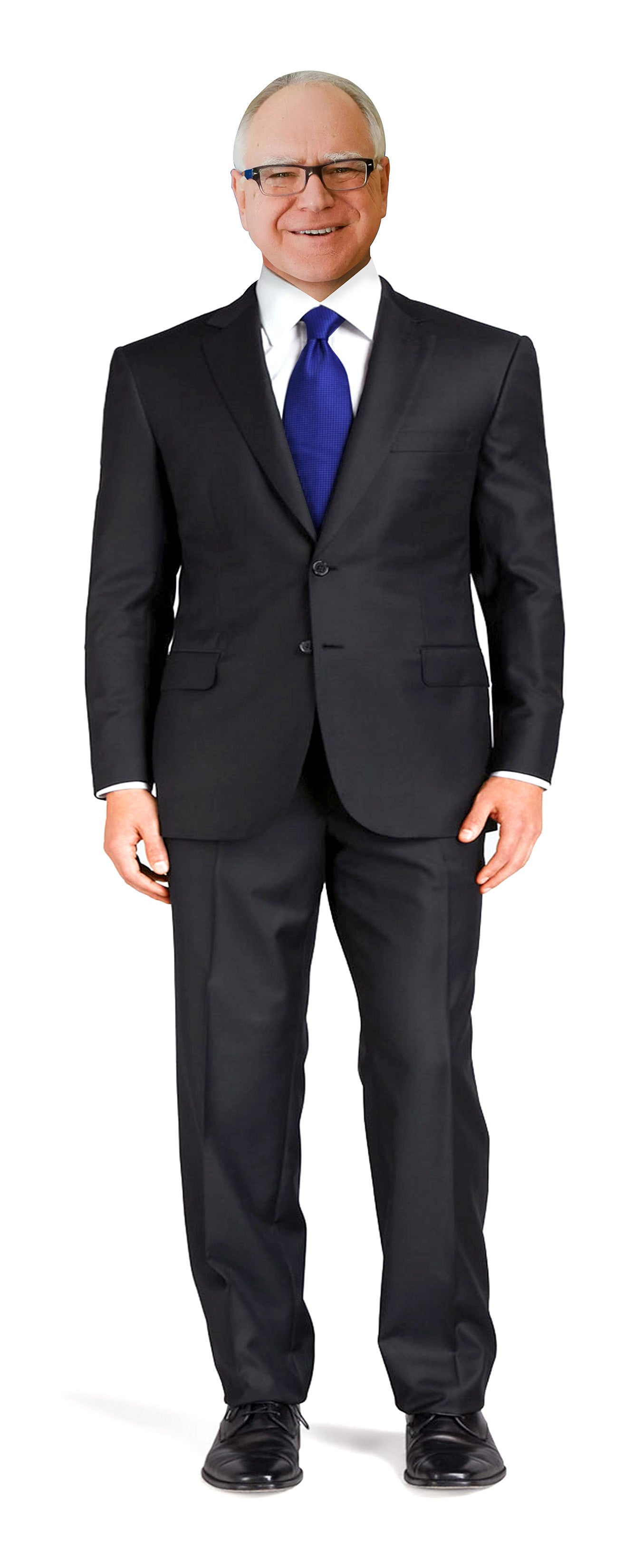 Tim Walz Black Suit Life-size Cardboard Cutout – Aahs Enterprises