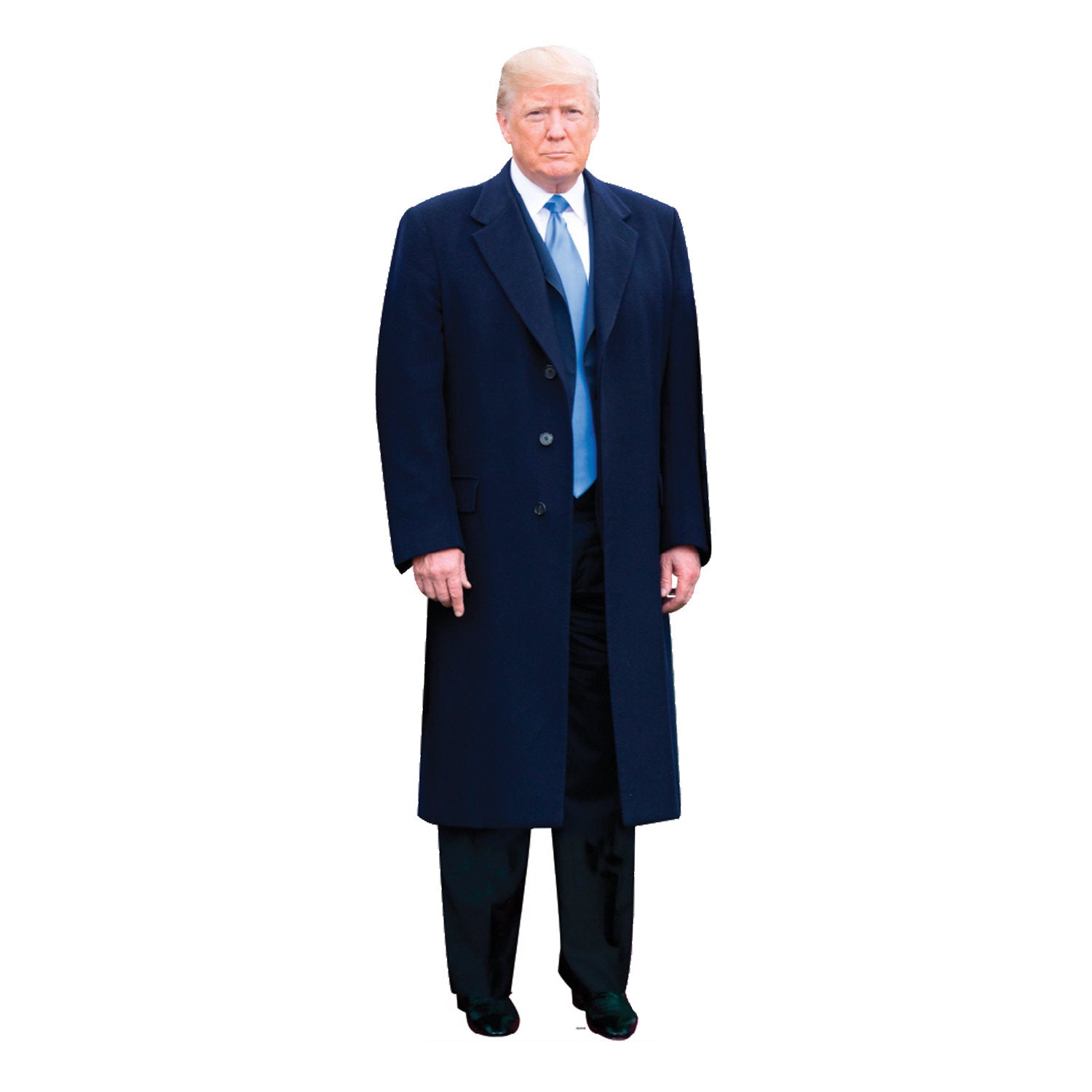 President Donald Trump in Outdoor Coat Life Size Carboard Stand Up, 6 ...