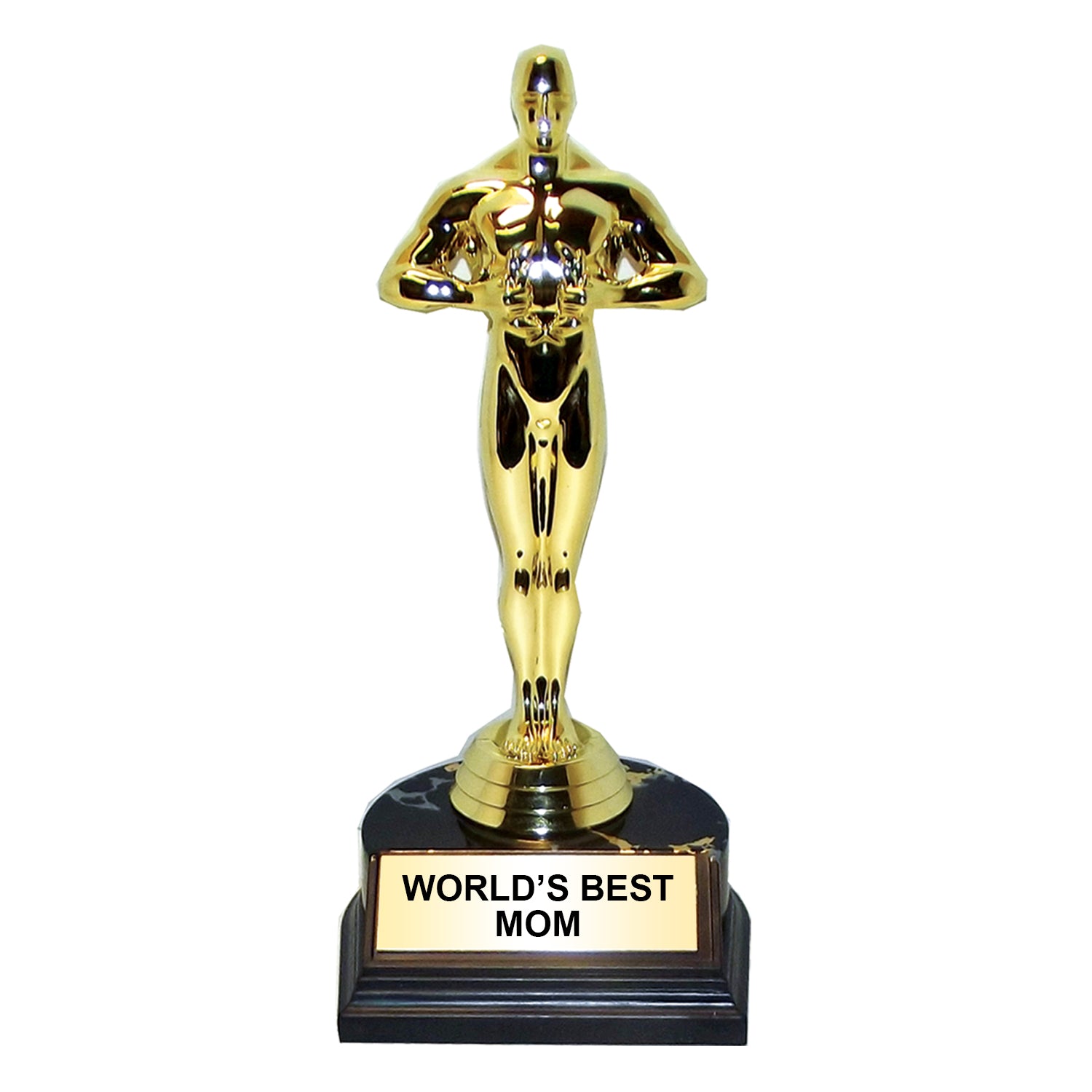 World's Best Mom trophy 7 inch – Aahs Enterprises